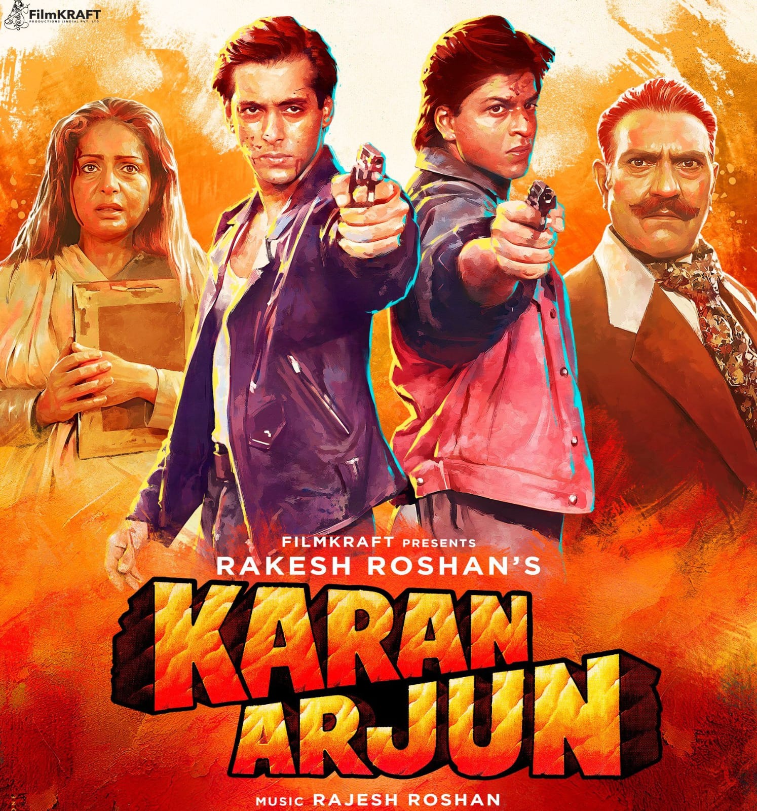 Karan Arjun Cast List | Karan Arjun Movie Star Cast | Release Date ...