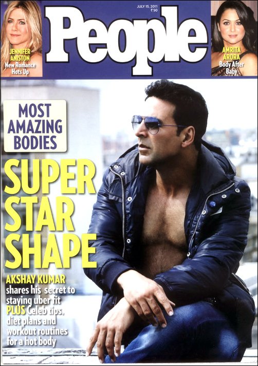 Akshay Kumar On Masala Magazine Cover Page Bollywood