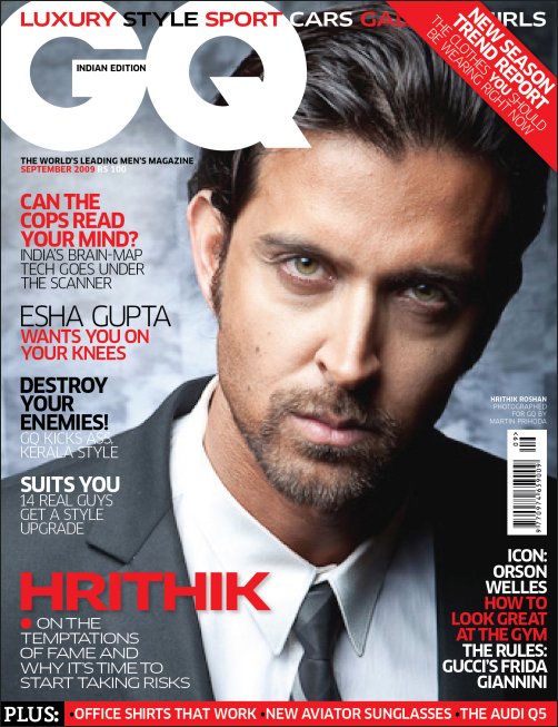 Hrithik Roshan on the cover of GQ magazine - Bollywood Hungama