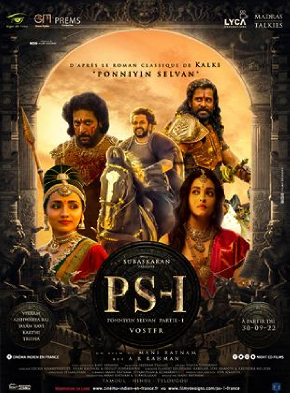 Ponniyin Selvan: Part-1 Cast List | Ponniyin Selvan: Part-1 Movie Star ...