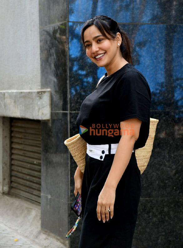 Photos: Neha Sharma spotted outside a clinic in Santacruz
