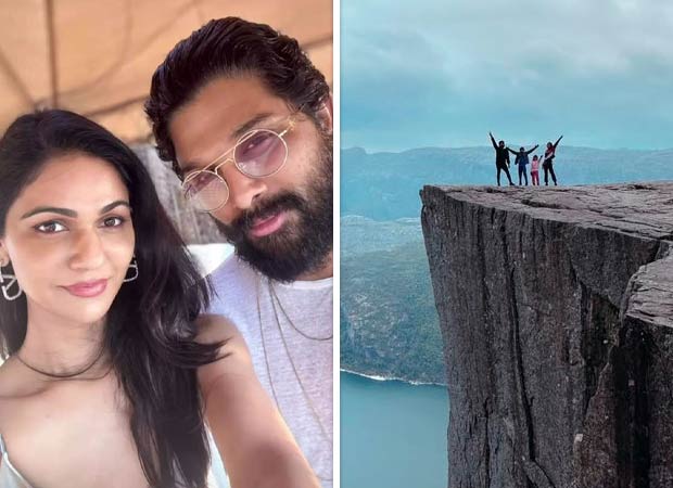 Allu Arjun With His Wife Photoshoot