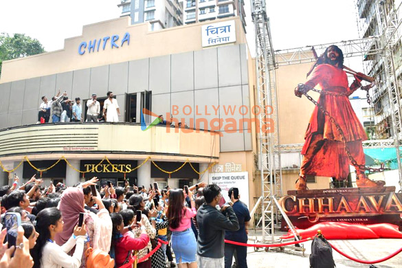 Photos: Vicky Kaushal snapped at Chitra Cinema for grand Chhaava poster ...