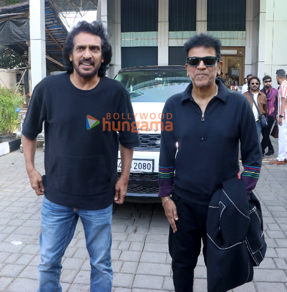 Photos: Shiva Rajkumar, Upendra, Arjun Janya and M Ramesh Reddy arrived in Mumbai for Hindi ...